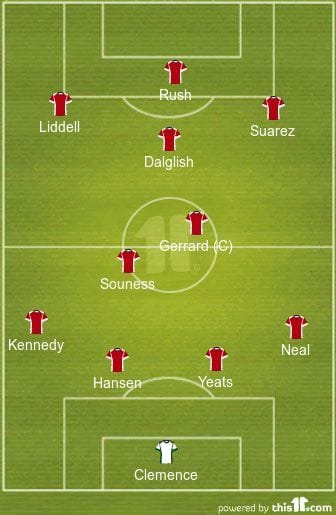 Greatest XI of all time - Liverpool