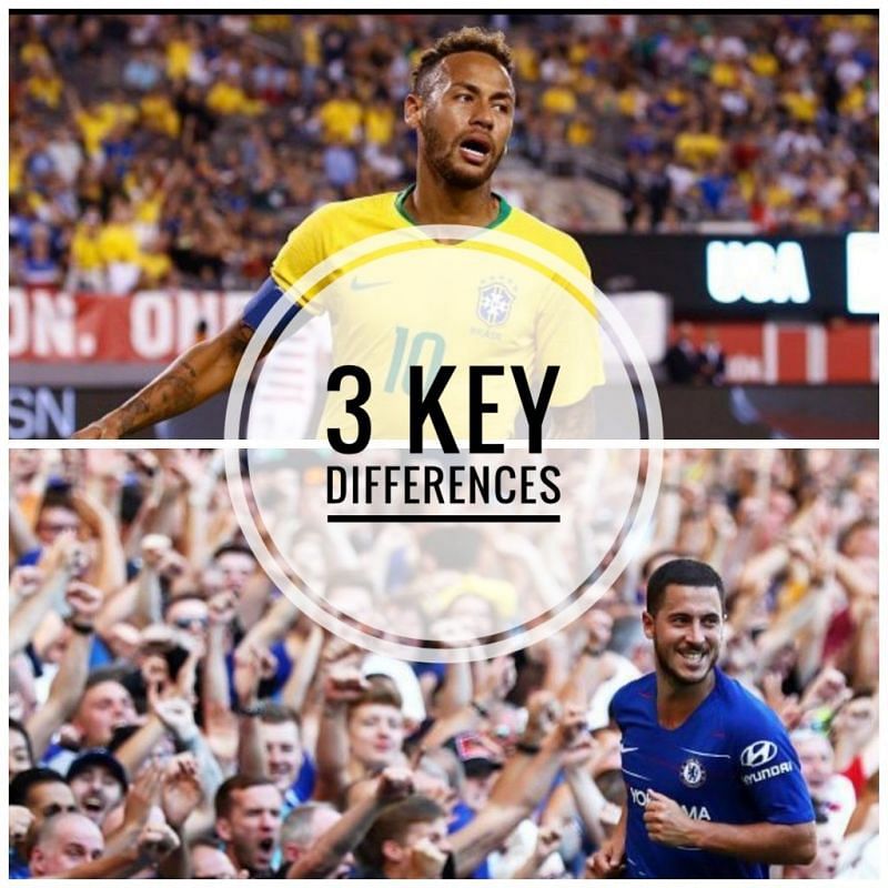 3 key differences between Eden Hazard and Neymar Jr 3 key differences between Eden Hazard and Neymar Jr