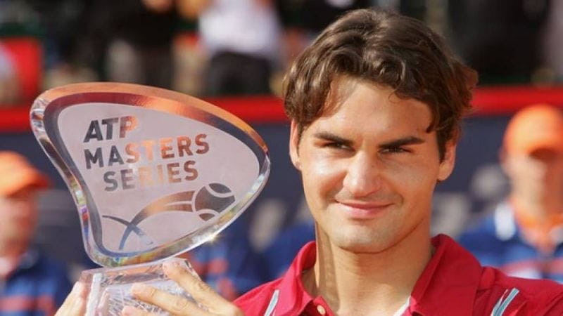 How did Roger Federer achieve his Masters 1000 breakthrough?