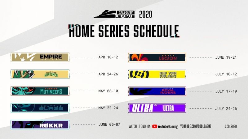 CDL 2020: Call of Duty League schedule, teams, prize pool and format