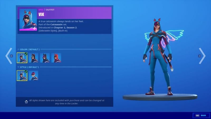 Fortnite: New Vix Skins Price and Review