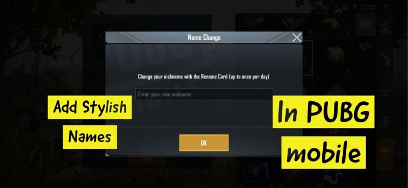 PUBG: How to get stylish names in PUBG Mobile Season 13