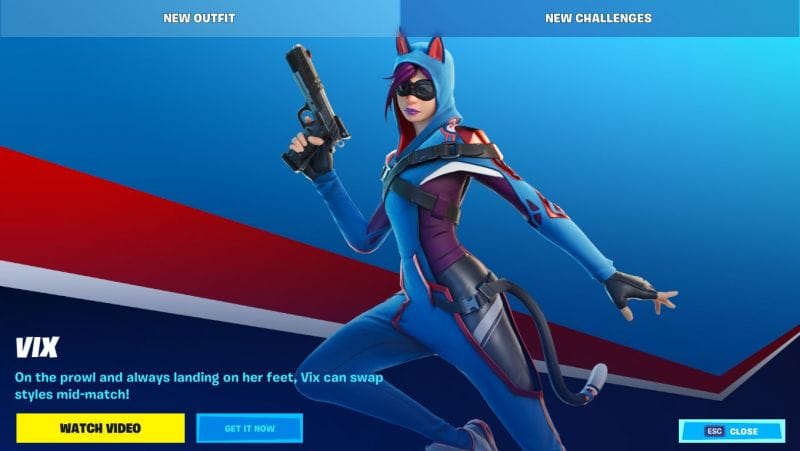 Fortnite: New Vix Skins Price and Review