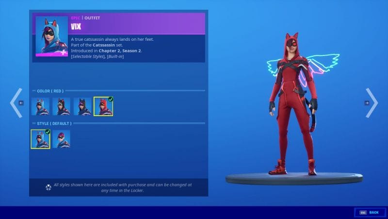 Fortnite: New Vix Skins Price and Review