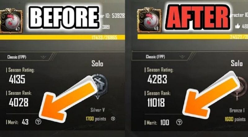 How to check and improve Merit Points in PUBG Mobile