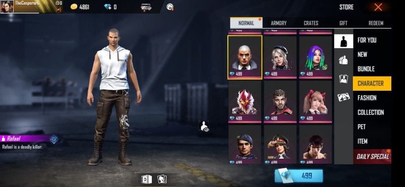 All Free Fire characters: Full list of agents in the game in 2020