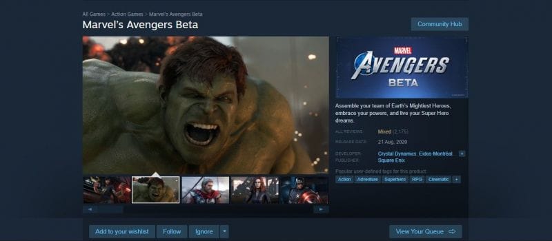 Marvel's Avengers beta is now on Steam: Here is how you can get access