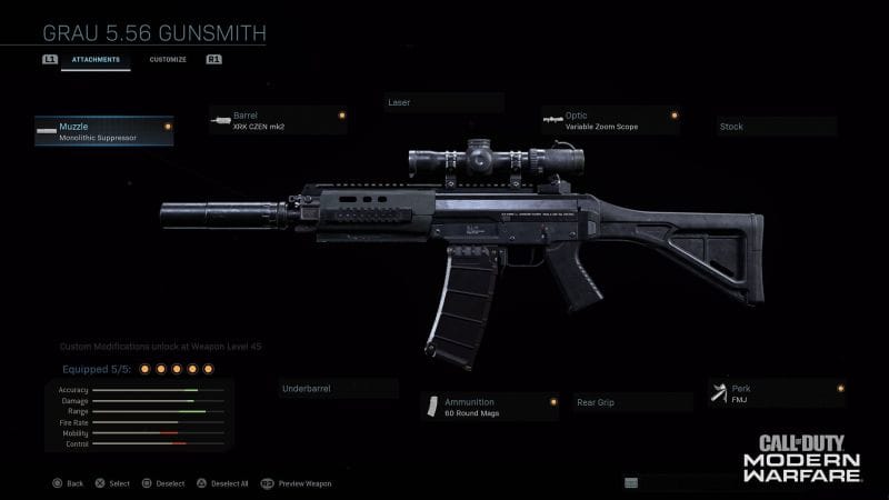 Best Grau 5.56 loadout in COD: Warzone