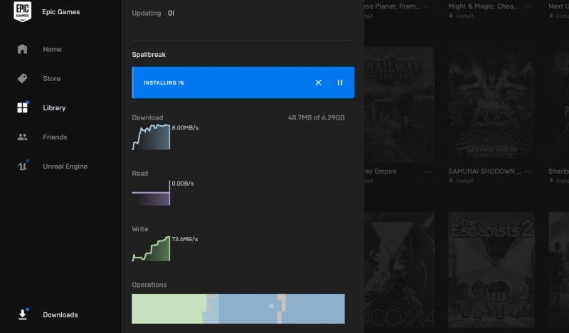 How to download Spellbreak from Epic Games Store