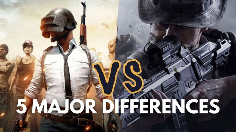 PUBG Mobile vs COD Mobile: 5 major differences