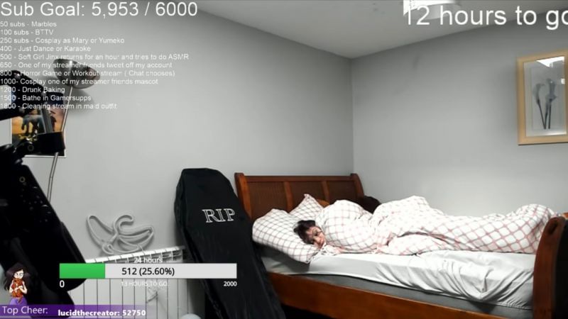 Twitch streamer falls asleep on live stream, but her 5000 viewers had ...