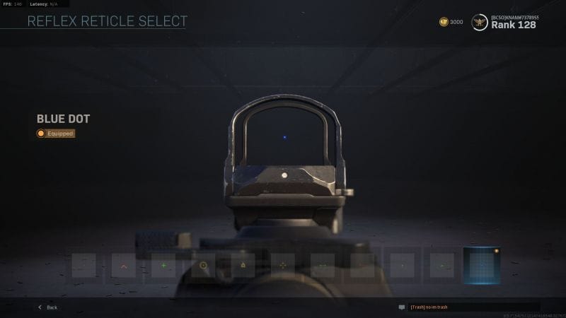 How to unlock the blue dot reticle in COD: Modern Warfare & Warzone