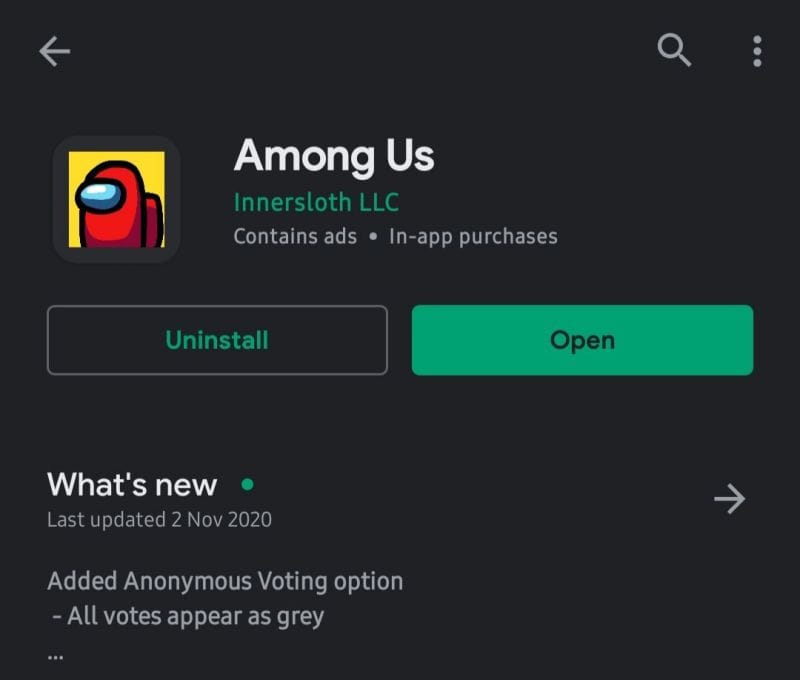 What is the 'older version error' in Among Us?