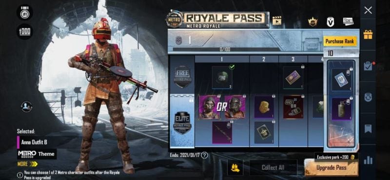 PUBG Mobile Season 16 skins, outfits, and RP rewards