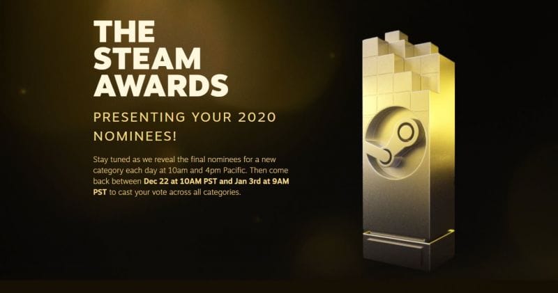 Steam Awards 2020 nominees revealed