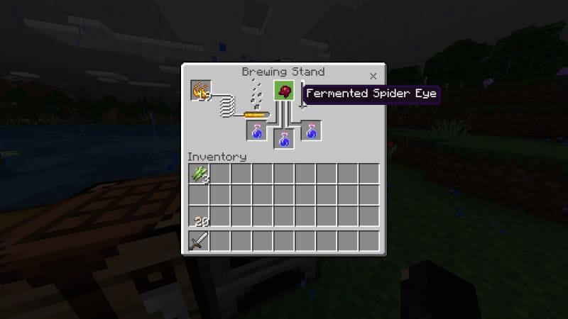How to Make Potion of Invisibility (3:00) in Minecraft