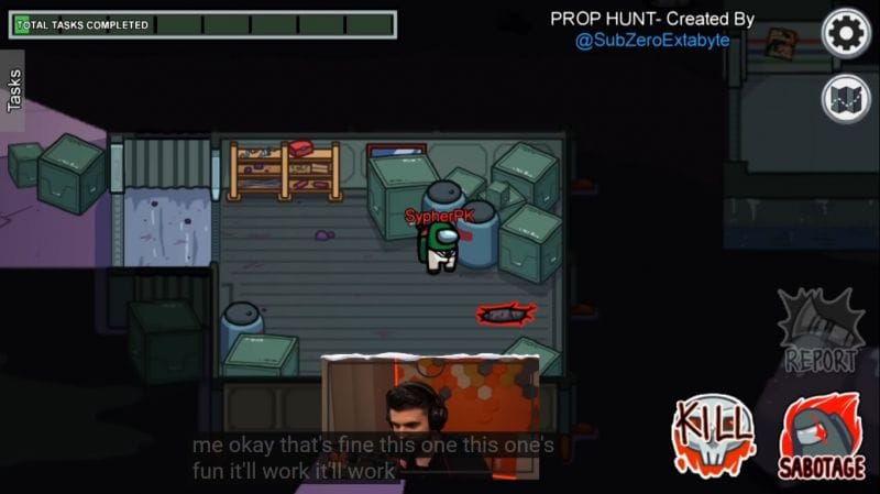 How to play the new game mode Prop Hunt in Among Us