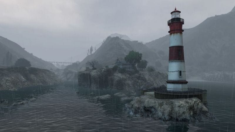Where is the lighthouse in GTA 5?
