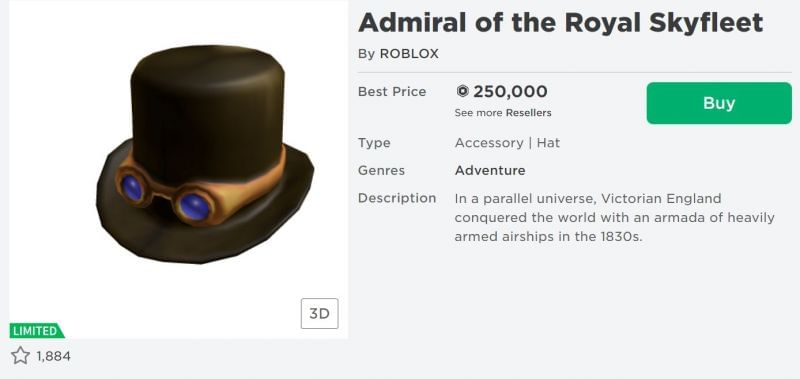 Top 5 coolest looking hats in Roblox