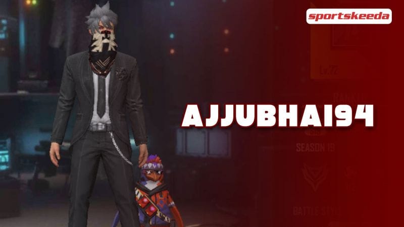 Ajjubhai94’s Free Fire ID, K/D ratio, and stats in February 2021