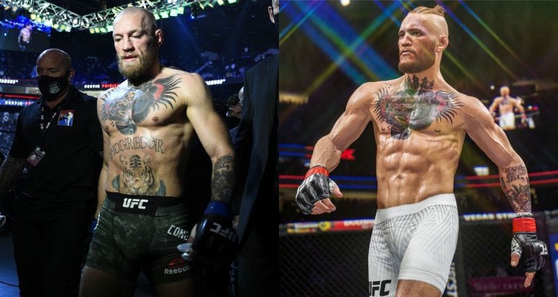 What happened to Conor McGregor's rating in the latest UFC 4 update today?