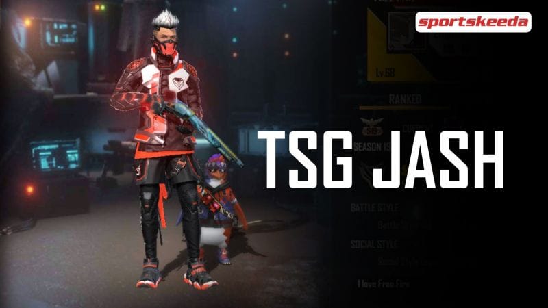 TSG Jash’s Free Fire ID, K/D ratio, and stats in February 2021
