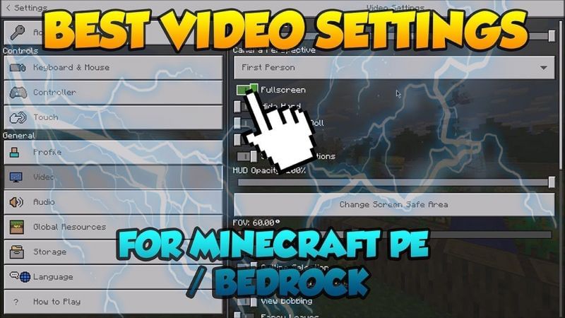 Best Minecraft Bedrock video settings in 2021