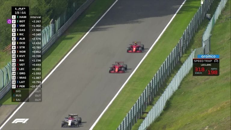 What is a speed trap in Formula One?