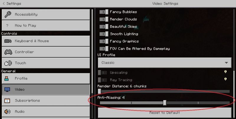 What is anti-aliasing in Minecraft?