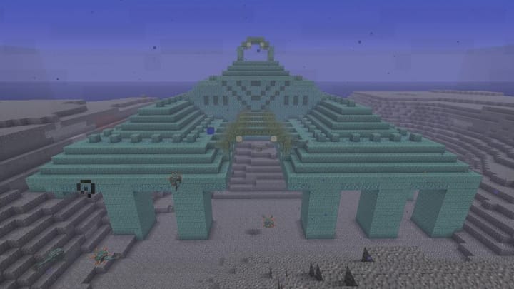 Minecraft sponge room