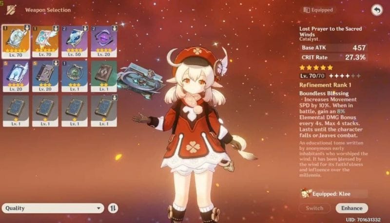 Genshin Impact's Klee: The best builds and artifacts