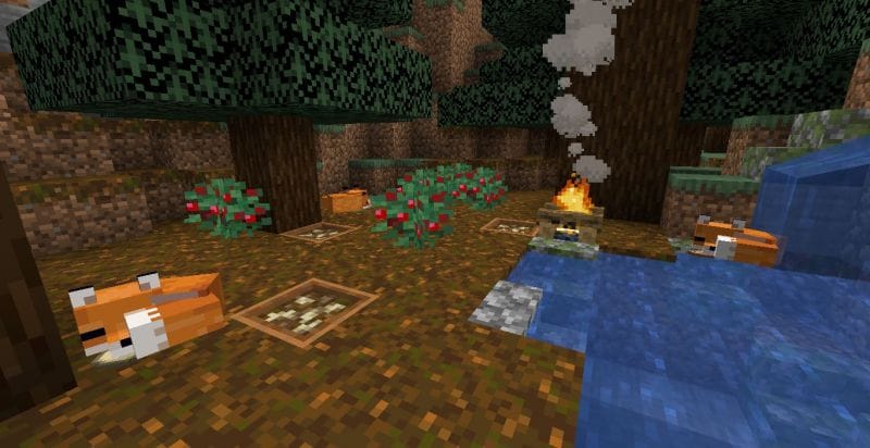 Where to find and tame foxes in Minecraft?