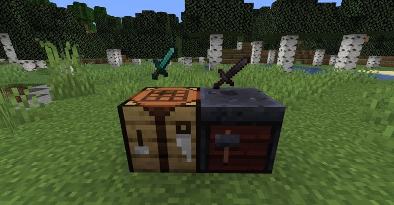 The uses of a Smithing Table in Minecraft