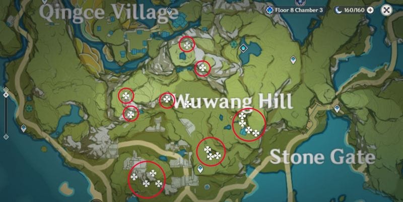 Top 5 Violetgrass locations in Genshin Impact
