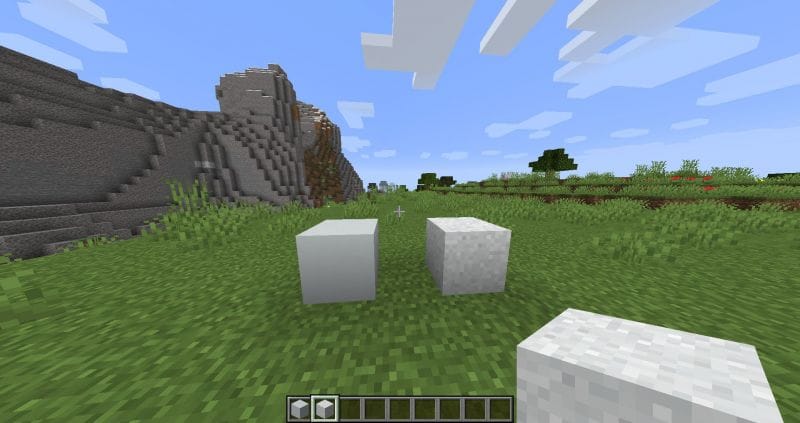 How to make white concrete in Minecraft