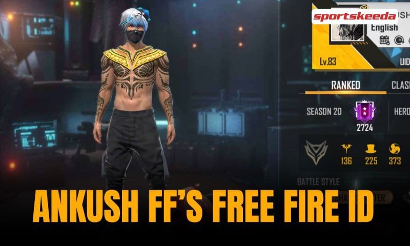Ankush FF’s Free Fire ID, total subscribers, monthly income, channel ...