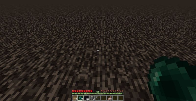 How to get on top of the Nether ceiling in Minecraft