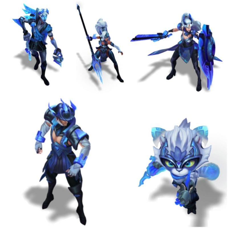 League of Legends reveals DAMWON Gaming Worlds Skin models, DWG Chromas ...