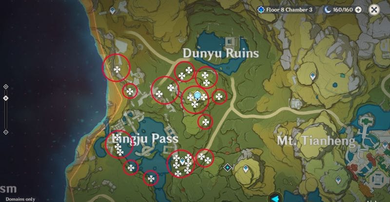 Top 5 Violetgrass locations in Genshin Impact