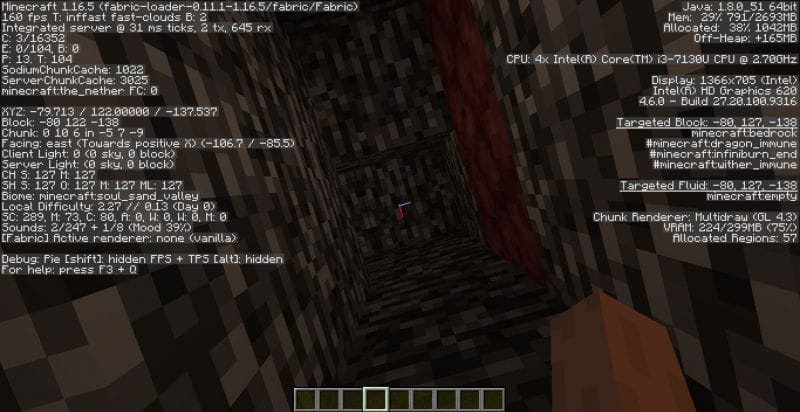 How to get on top of the Nether ceiling in Minecraft