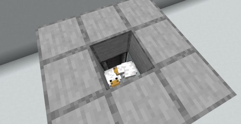 How to create an automatic chicken farm in Minecraft