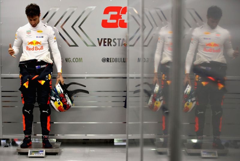 Why do they weigh Formula 1 drivers?