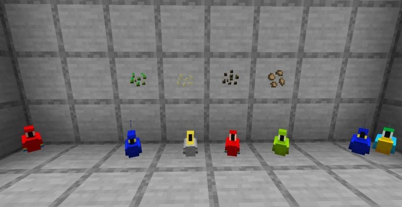 How to tame parrots in Minecraft