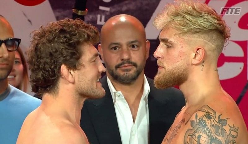 What did Jake Paul and Ben Askren say after the weigh-ins ahead of ...