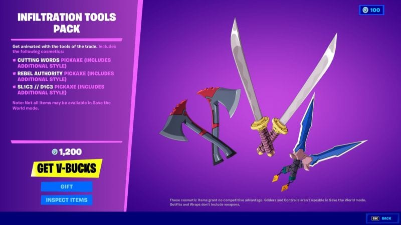 Fortnite Cyber Infiltration Pack: Price, new anime outfits, back blings ...