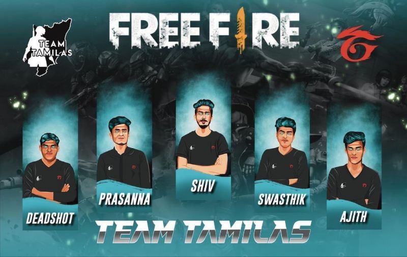 Team Tamilas announces its Free Fire roster