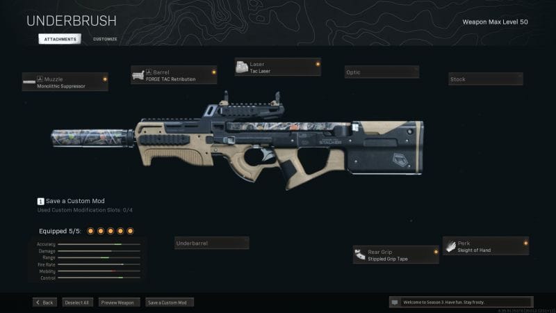 The best P90 loadout in Call of Duty: Warzone Season 3