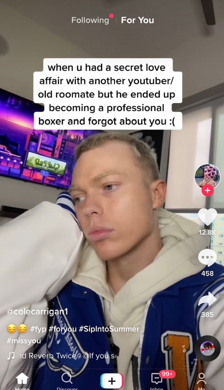 "Did he just out Jake Paul?": Cole Carrigan's ban on TikTok sparks ...