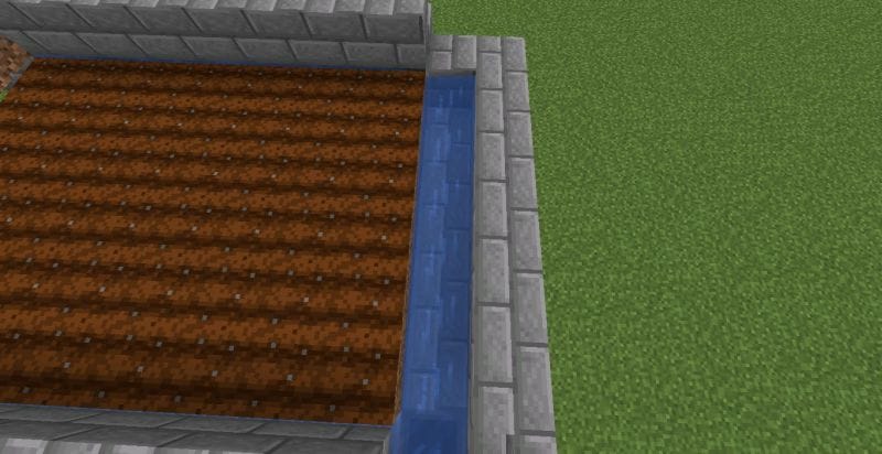 How to build a working farm harvester in Minecraft