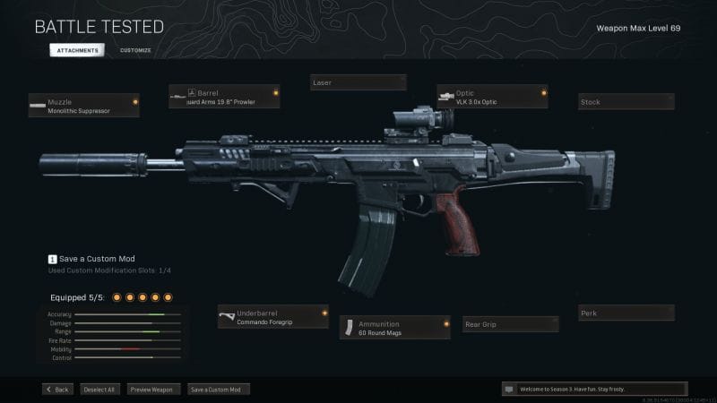 The best Kilo 141 loadout in Call of Duty: Warzone Season 3